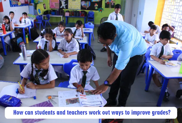 How can students and teachers work out ways to improve grades?
