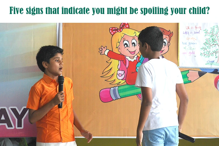 Five signs that indicate you might be spoiling your child