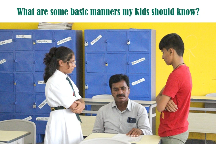 What are some basic manners my kids should know?