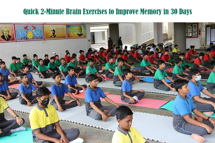 Quick 2-minute brain exercises to improve memory in 30 days